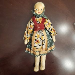Vintage | Accents | Vintage Celluloid Mask Face Doll | Poshmark